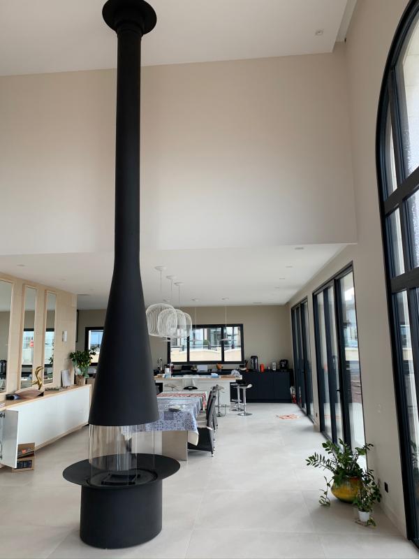 Aménagement d'une cheminée à bois-bûche Filiofocus 2000 à Deauville ...
